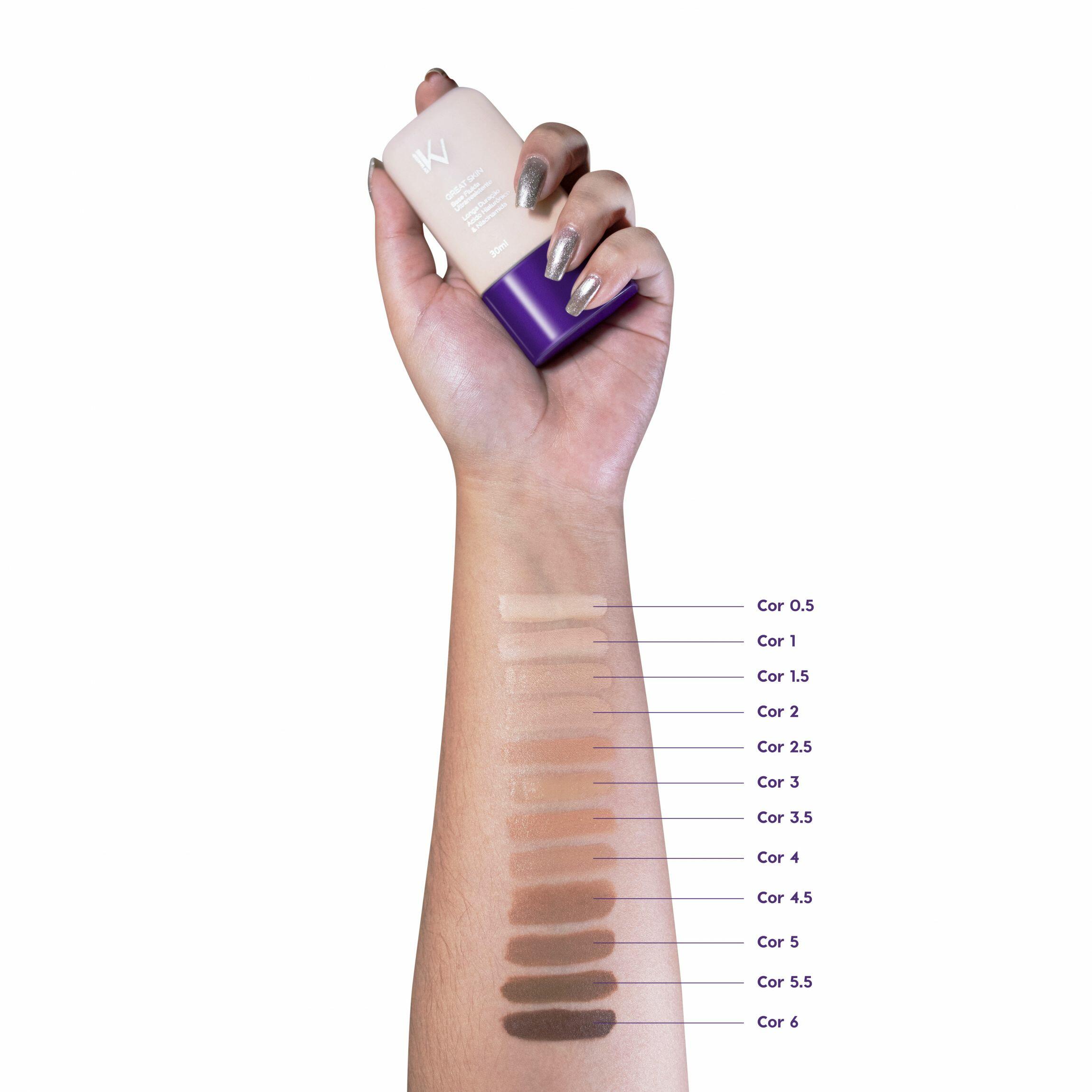Base à Prova d'Água com Ácido Hialurônico | KV Makeup - R$59,90