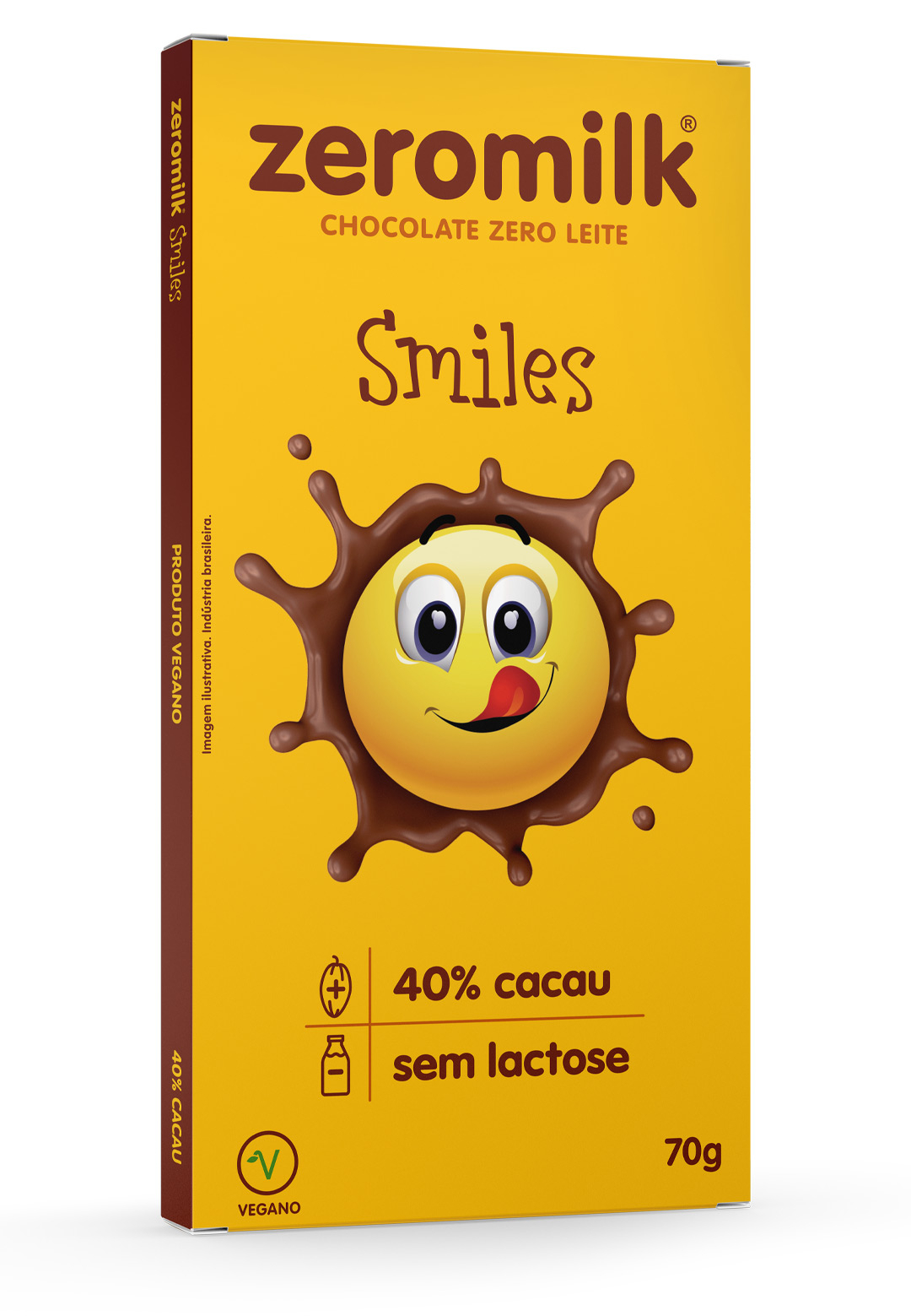 Smile - ZeroMilk 40% 70g - a partir de R$19,69