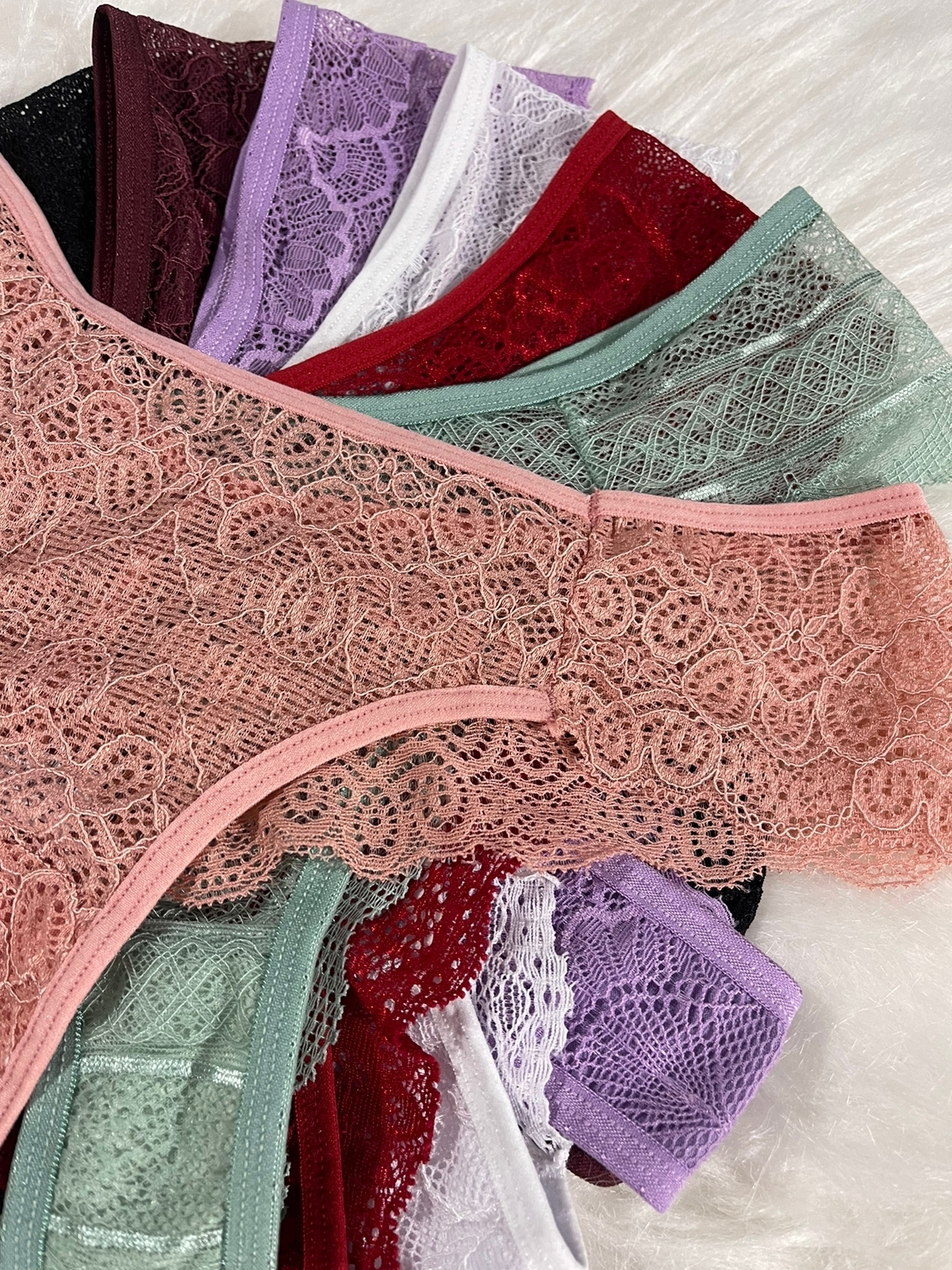 Comprar Kit com 3 Calcinhas em Renda Fio Dental Sexy Moda Intima ...