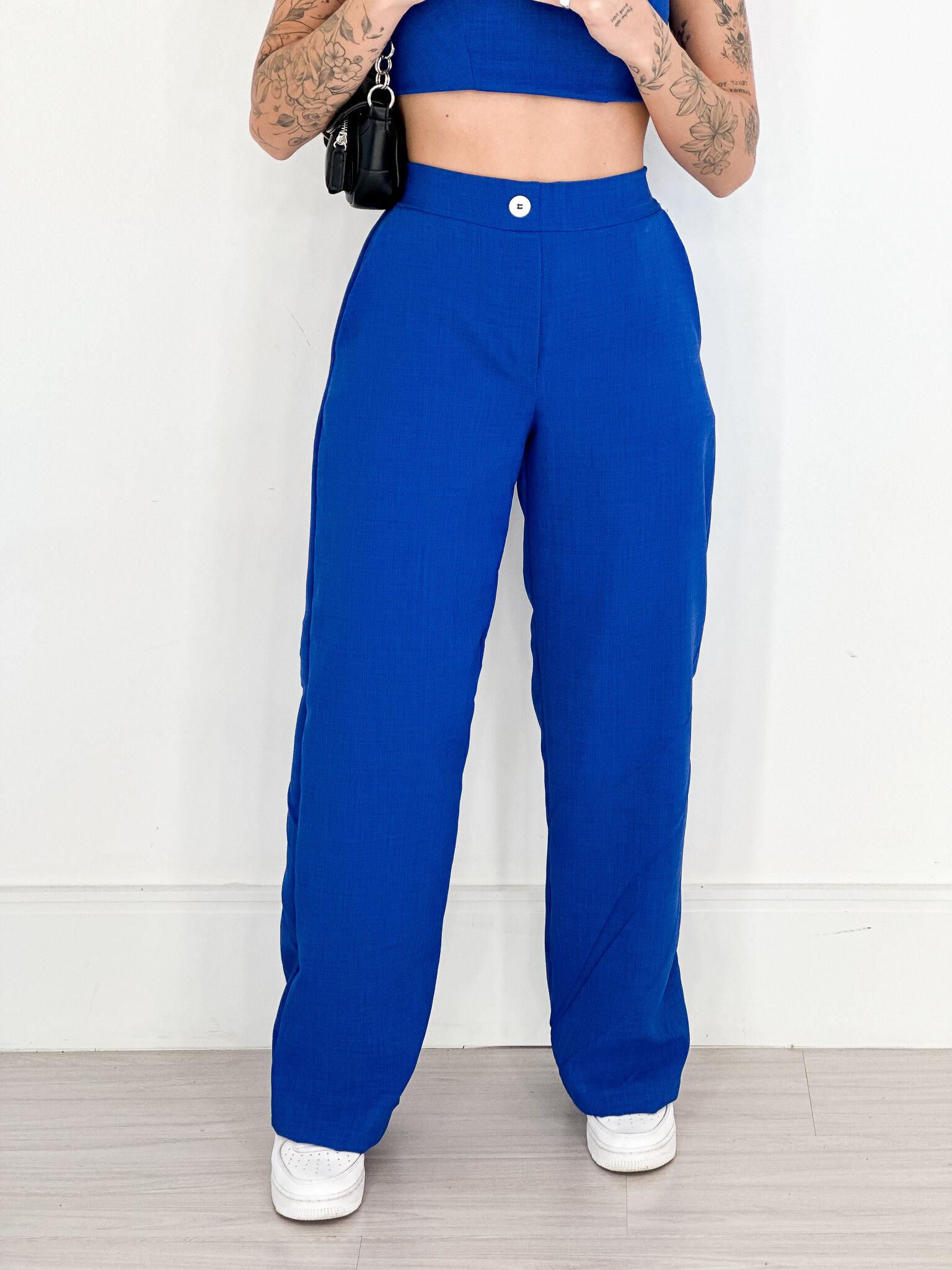Comprar CALÇA TEREZA - AZUL ROYAL