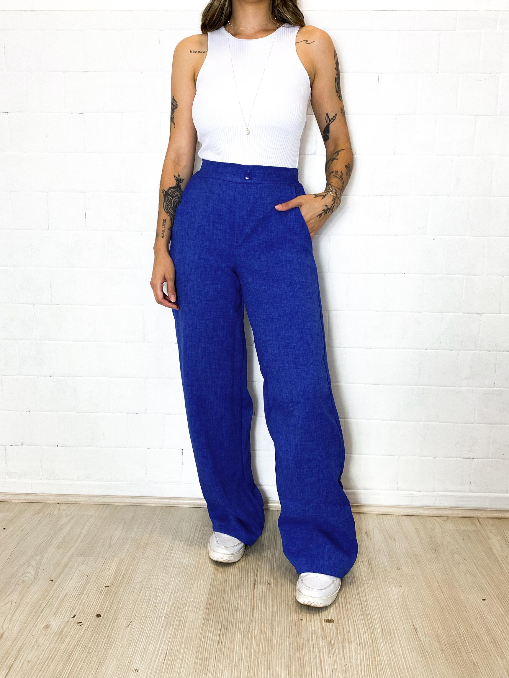 Comprar CALÇA TEREZA - AZUL ROYAL