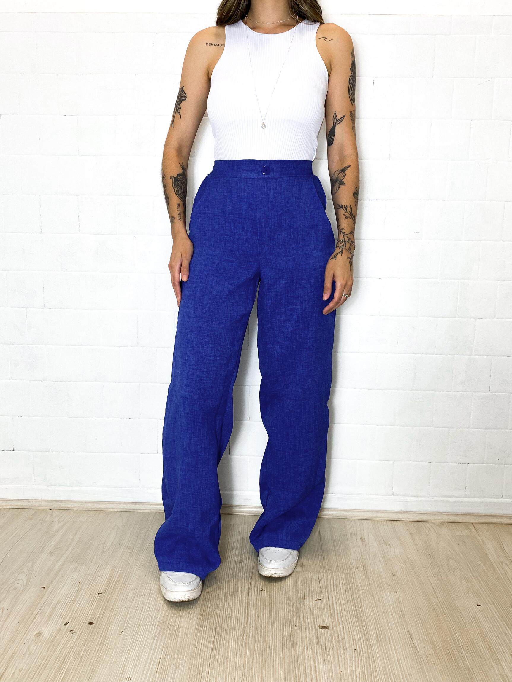 Comprar CALÇA TEREZA - AZUL ROYAL