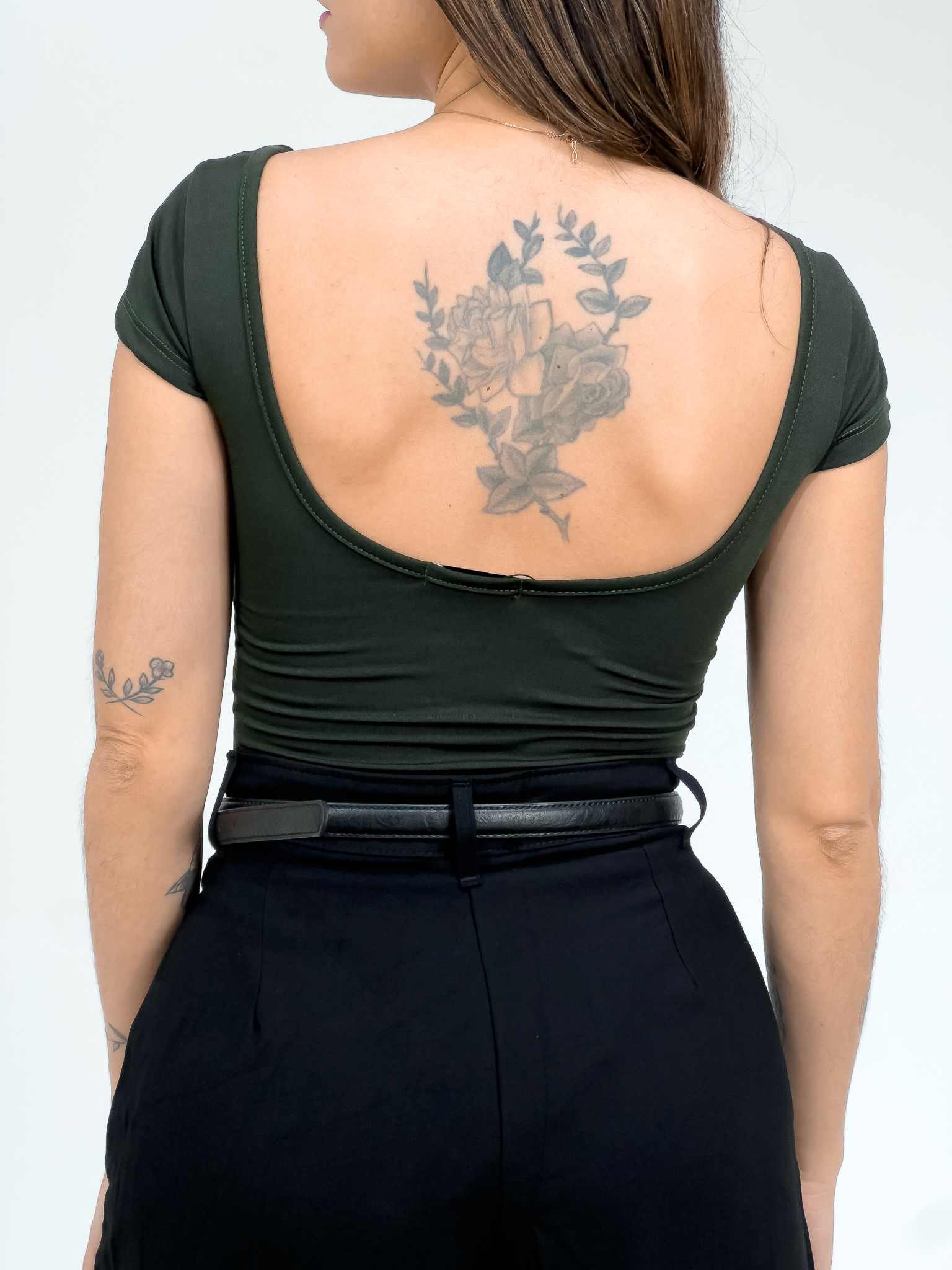 Comprar BODY CLAIRE - VERDE MILITAR - USE ELIZAH