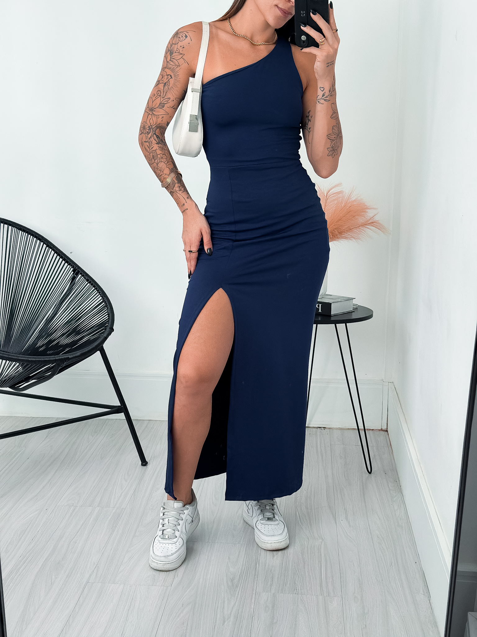 Comprar VESTIDO JADE - AZUL MARINHO - USE ELIZAH