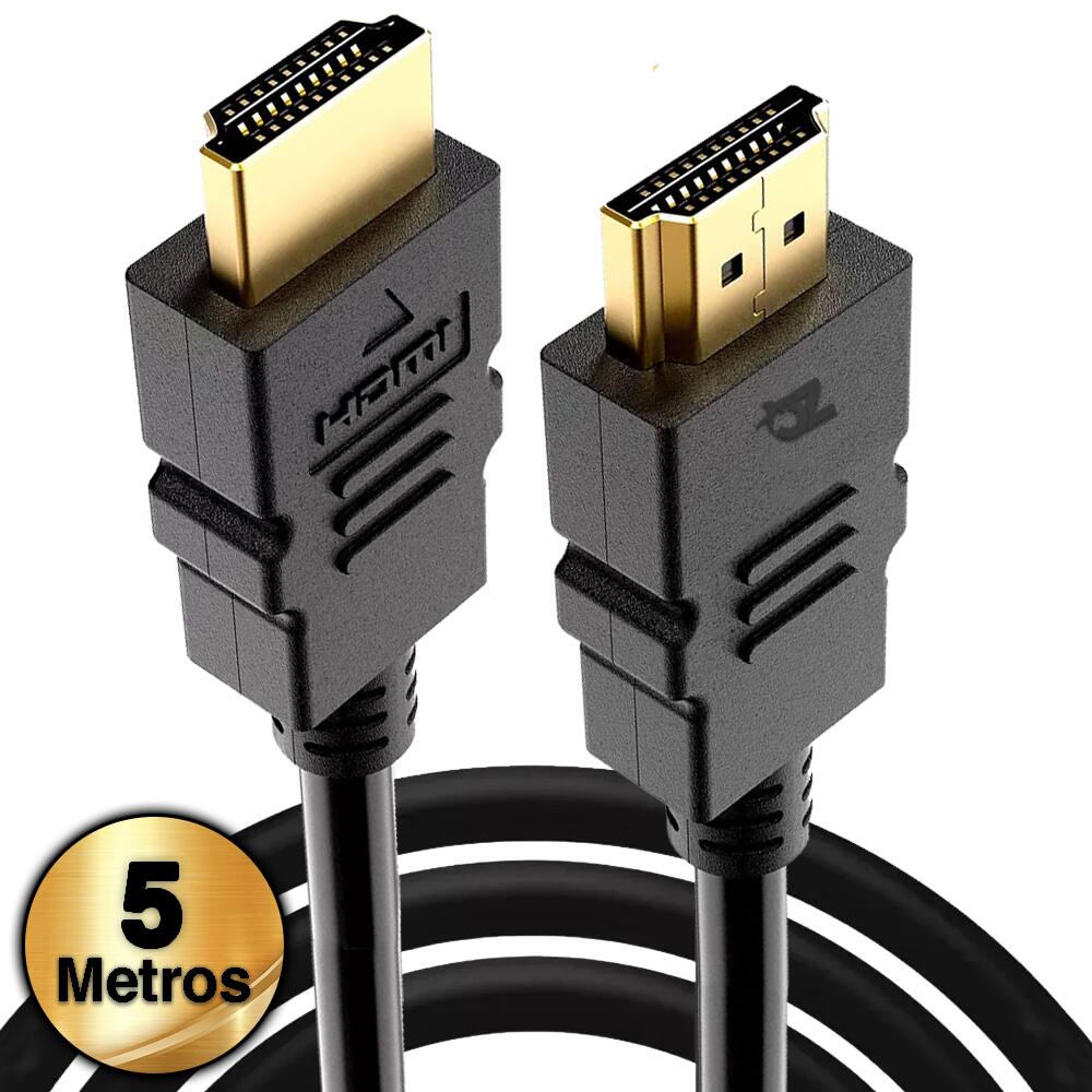 Cabo Hdmi 5 Metros 4k Full Hd 3d Blindado 19 Pinos | OPEN ZEE