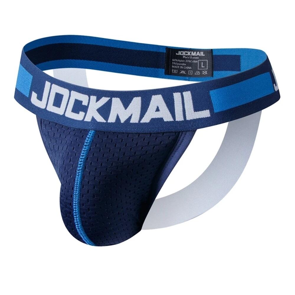 Jockstrap Jockmail Malha Respirável Dupla Dry Fit - a partir de R$56,90