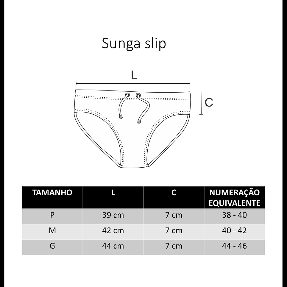 Sunga Slim 7 Branco Canelado - a partir de R$94,90