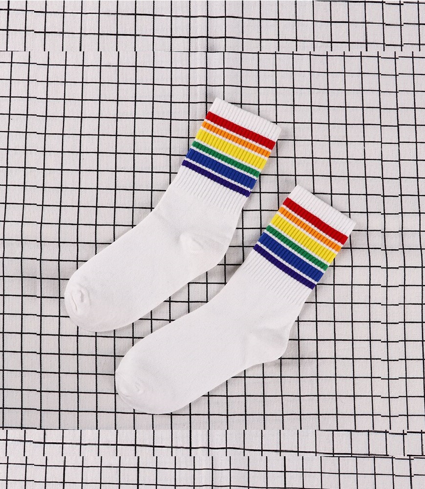 Comprar Meia listrada Rainbow - VISTASUACUECA
