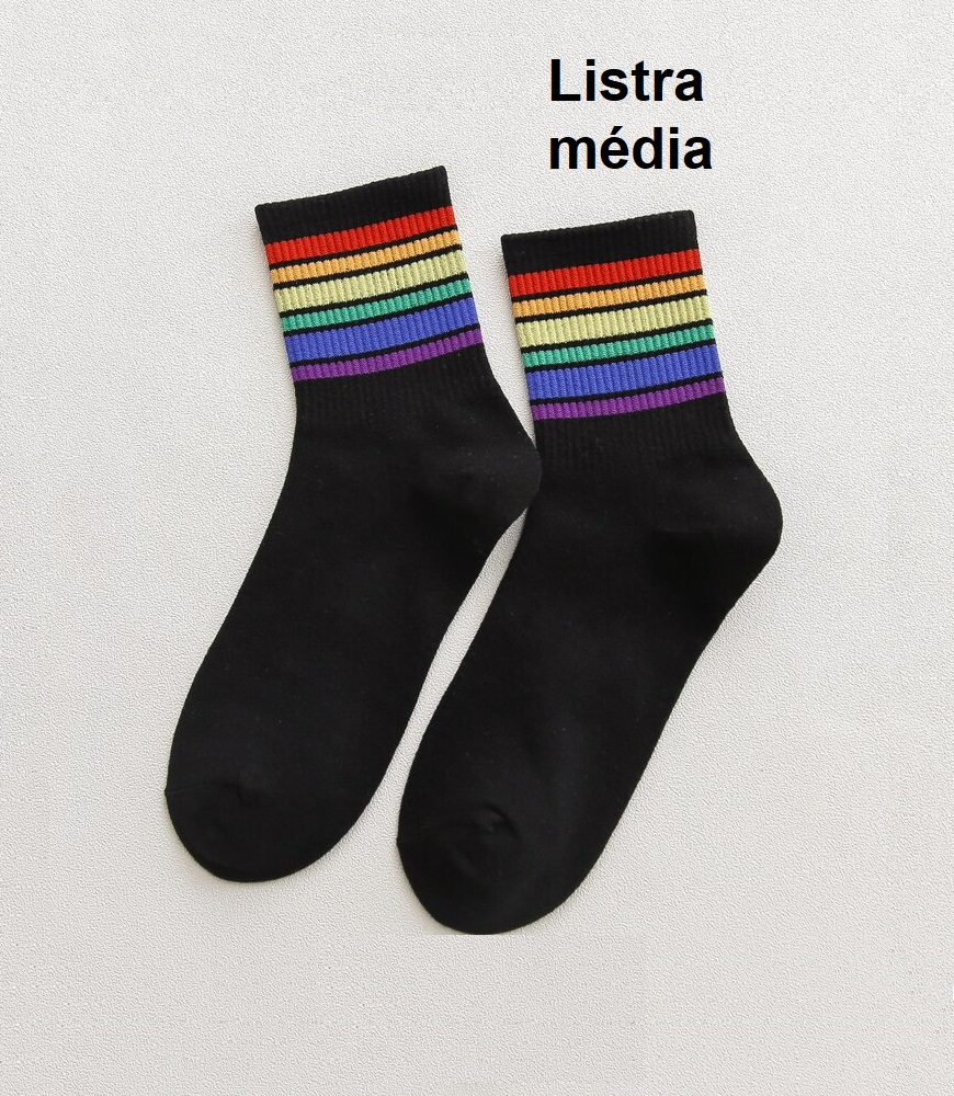 Comprar Meia listrada Rainbow - VISTASUACUECA