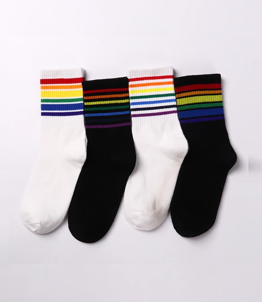 Comprar Meia listrada Rainbow - VISTASUACUECA