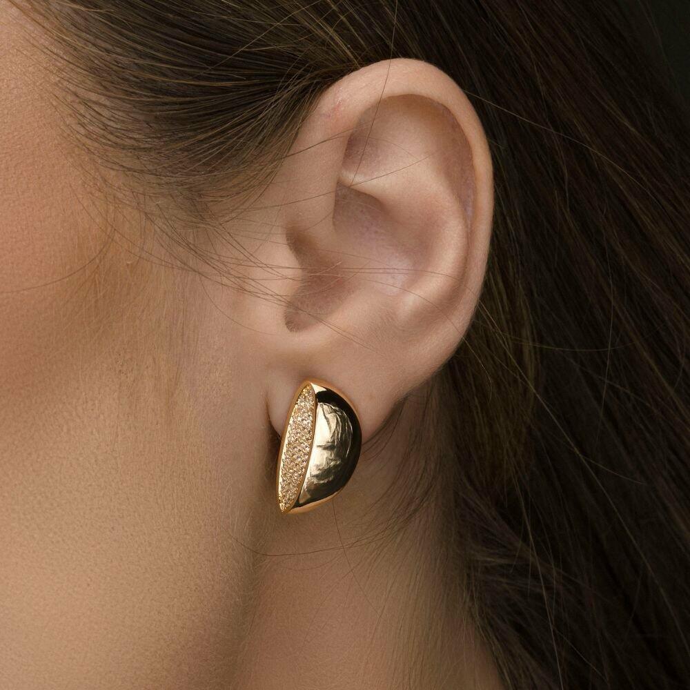 Comprar CONJUNTO MONA LISA MEIA LUA BH.OURO E CRAVEJADO ZIRCONIAS - R ...