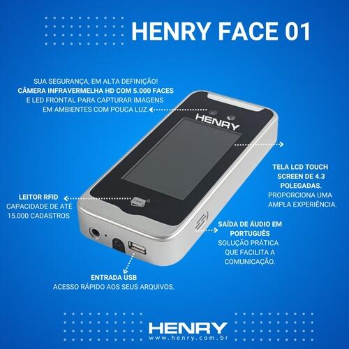 Controle de Acesso Henry Face 01 - a partir de R$1.512,00