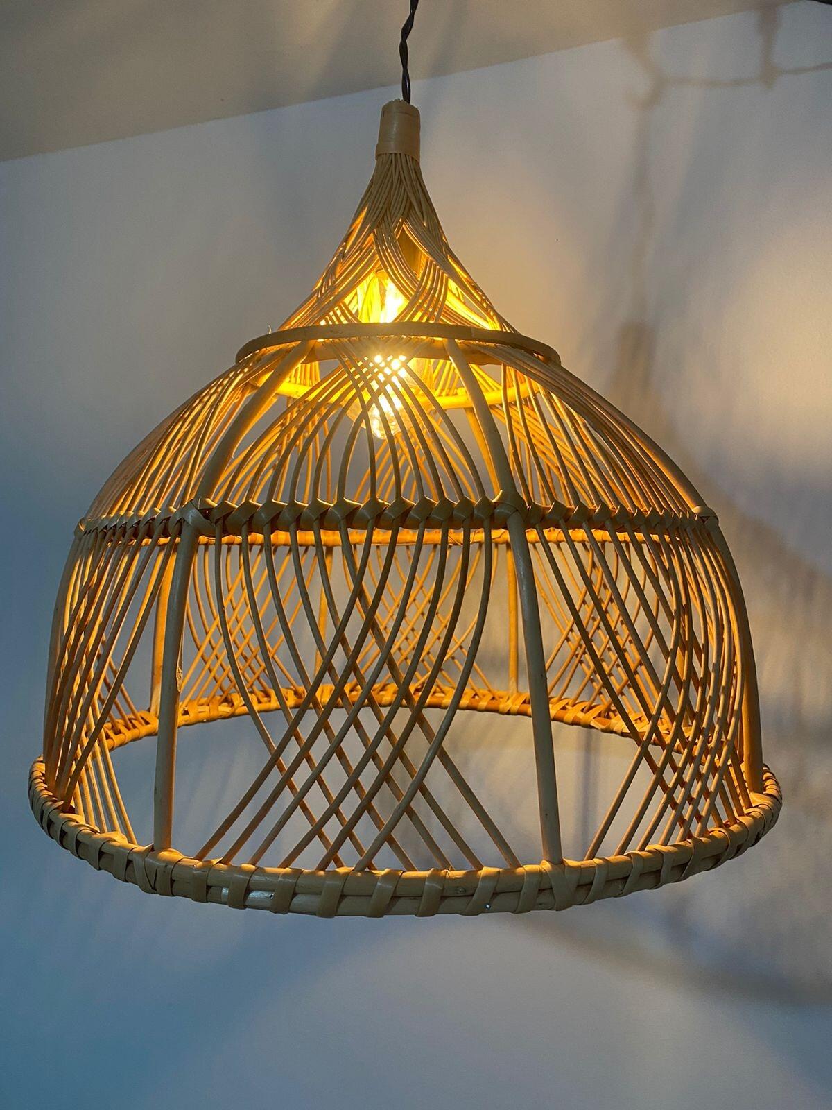 Comprar Luminária Mandala em vime