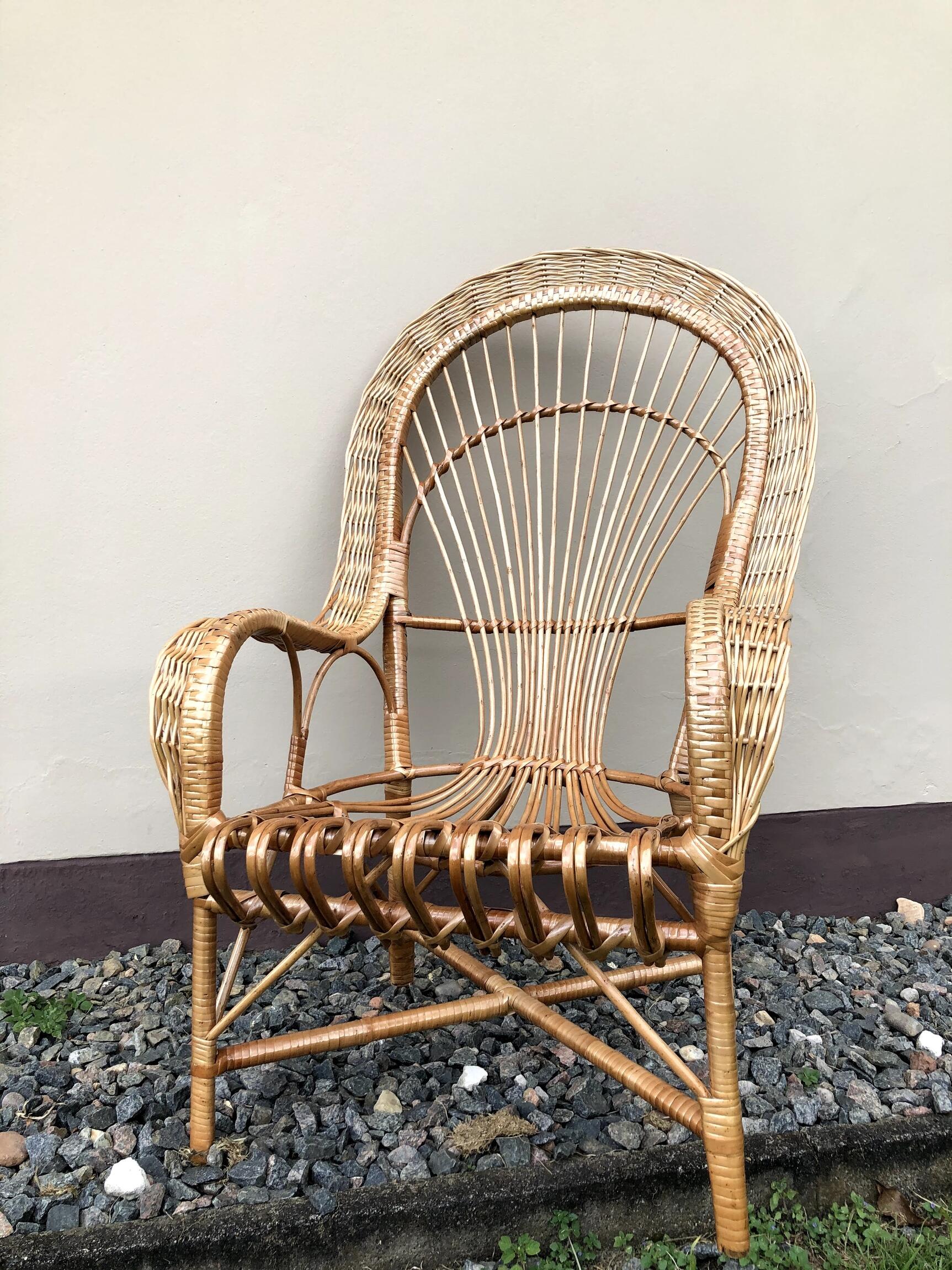 Comprar Cadeira Pavão em fibra natural vime - Cedro Vime