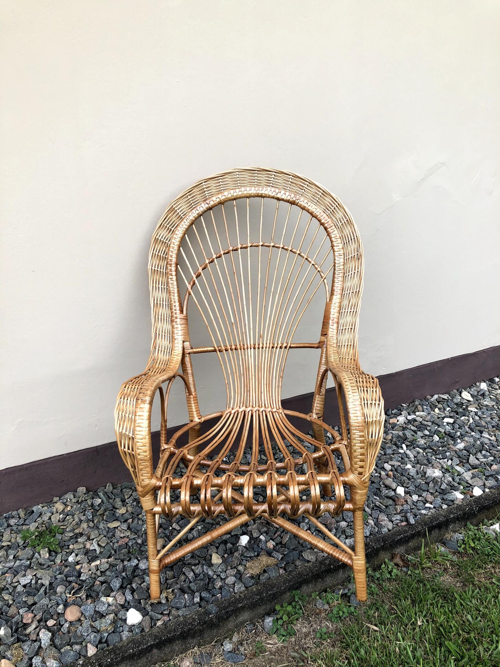 Comprar Cadeira Pavão em fibra natural vime - Cedro Vime