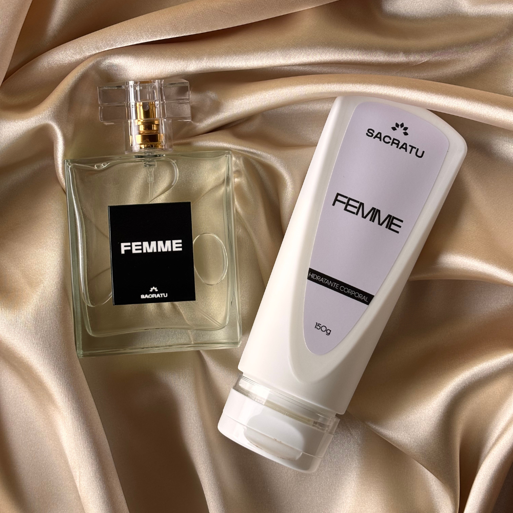 FEMME COMBO - PERFUME E HIDRATANTE CORPORAL PERFUMADO