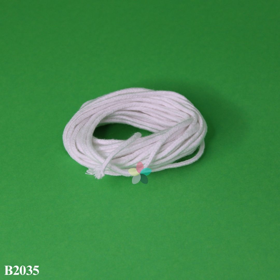 Pavio Natural - SEM PARAFINA (B2035) tudo para velas