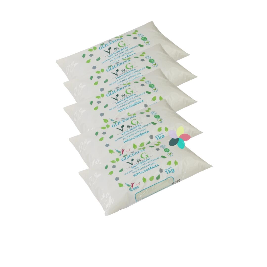 Base Glicerinada Vegetal Branca Para Sabonete 5KG - a partir de R$164,59