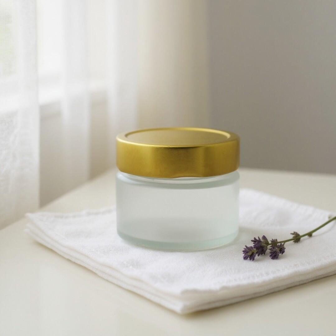 Kit com 6 Potes de Vidro Mini Pianezza 150ml Fosco Dourado - a partir ...
