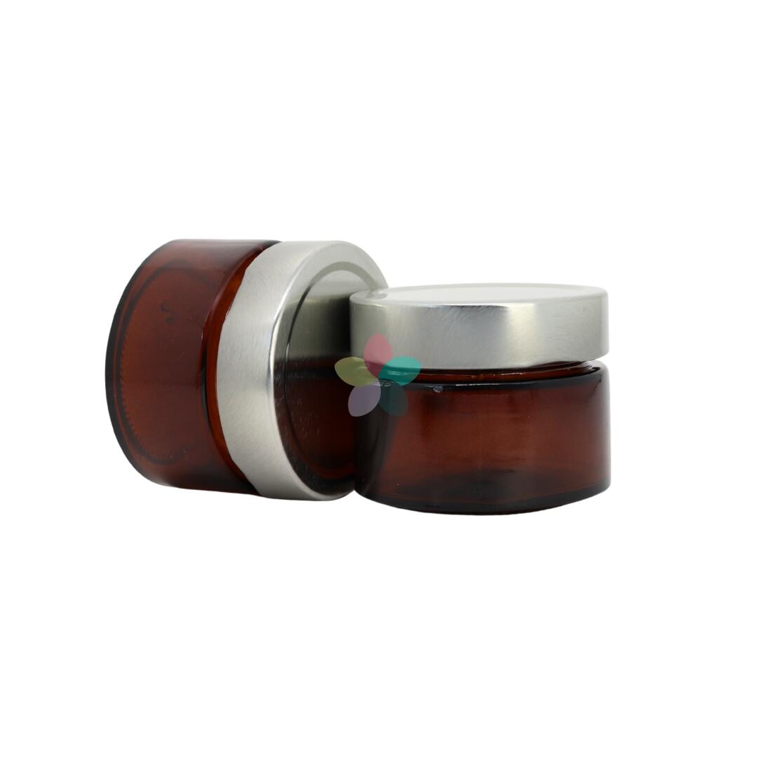 Kit com 6 Potes de Vidro Mini Pianezza 150ml Âmbar - a partir de R$54,72