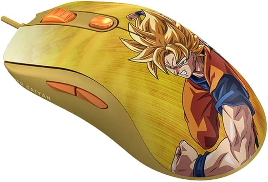 Mouse Gamer Akko Dragon Ball Super Saiyajin 5000 Gold AG325 - R$235,90