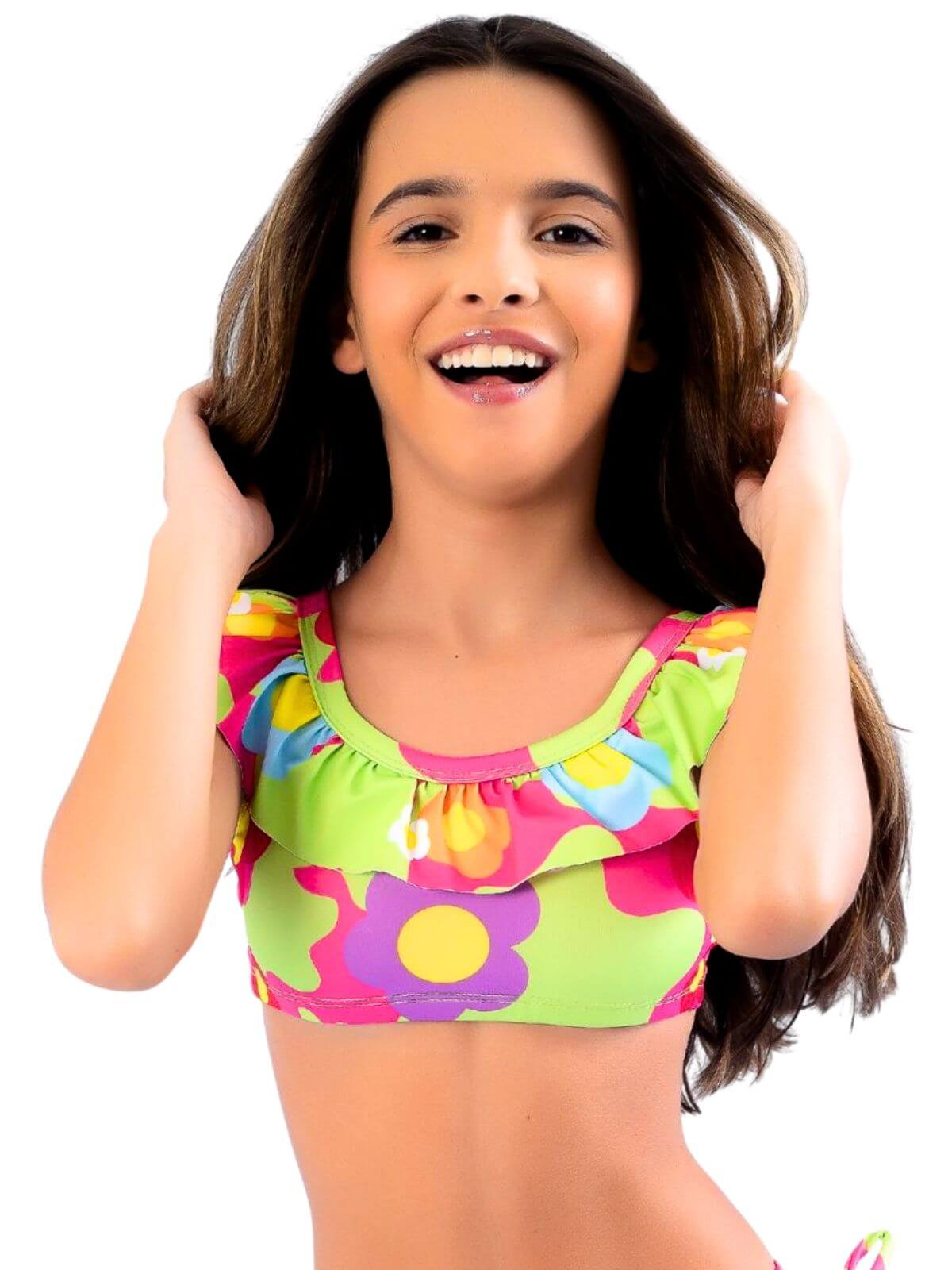 Comprar Top Ciganinha Biquíni Infantil Solenza Moda Praia - de R$75,90 a R$104,40 - Use Solenza ...