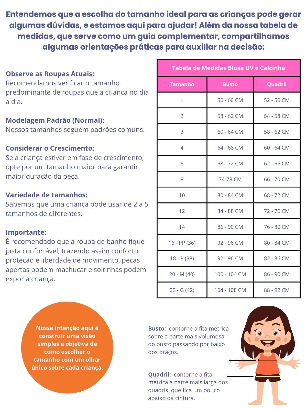 Comprar Conjunto UV Infantil Menina Solenza Moda Praia - a partir de R ...