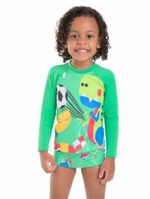 Comprar Conjunto UV Masculino Infantil Solenza Moda Praia - a partir de ...