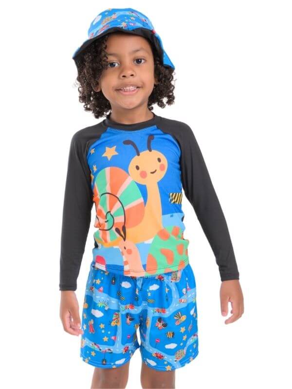 Comprar Conjunto UV Masculino Infantil Solenza Moda Praia - a partir de ...