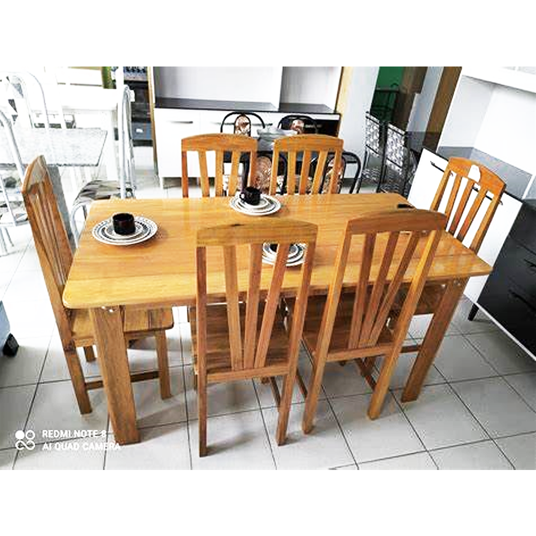 Comprar Mesa Beira Rio Madeira Maciça Lívia - R$2.734,37 - PS Móveis