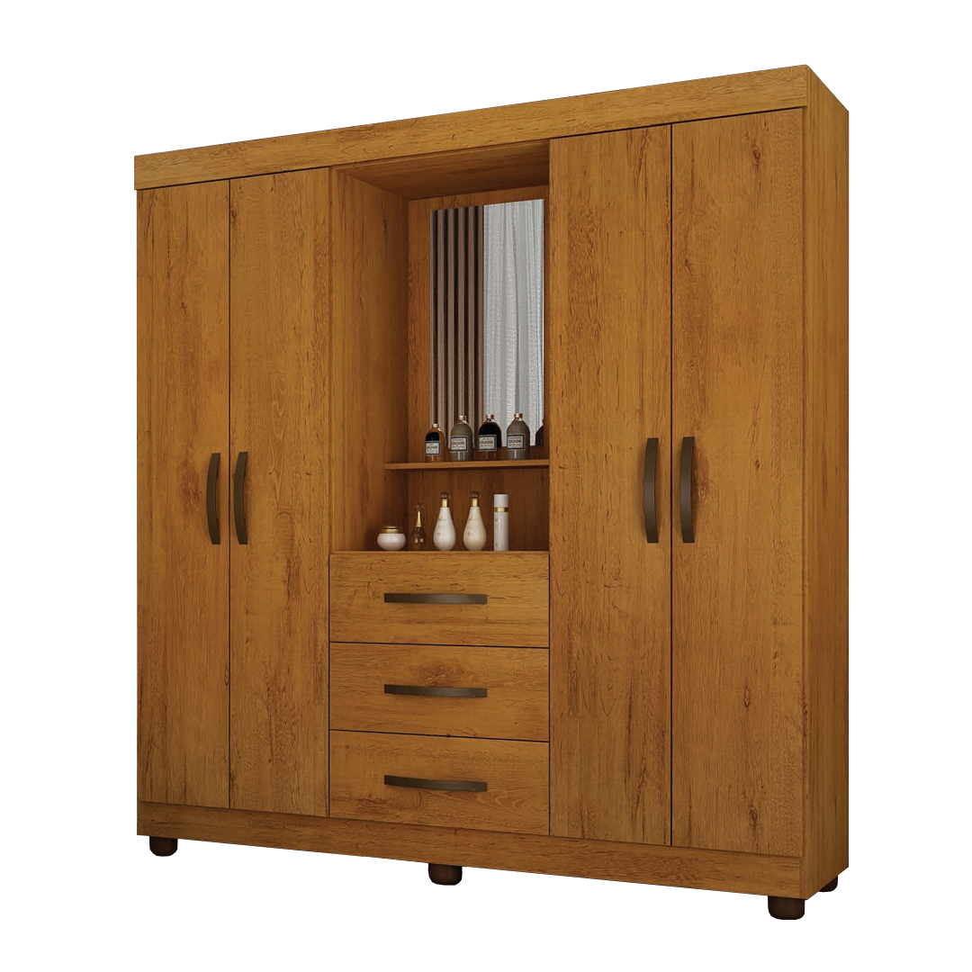 Comprar Roupeiro UAI Berlim 4 portas - PS Móveis