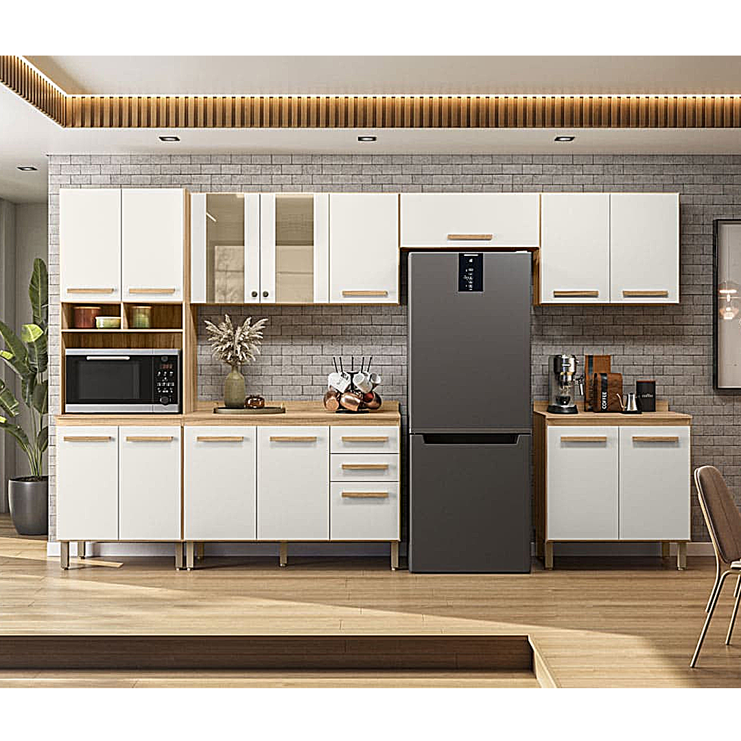 Comprar Cozinha Nicioli Composição Intenza Ravena - R$2.359,61 - PS Móveis