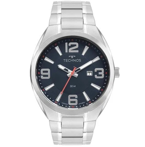 Relógio Technos Masculino Skymaster Prata 2117LEW/1A