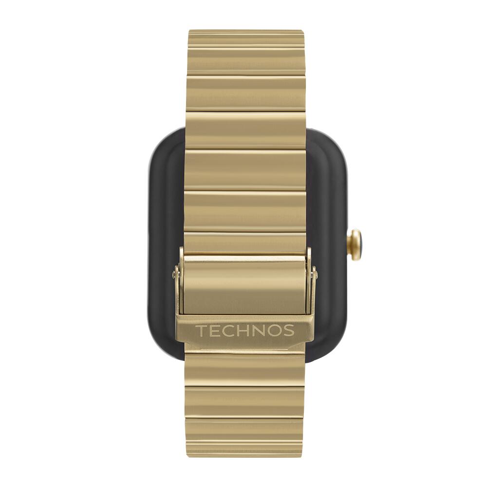 Smartwatch Technos Connect MAX Dourado e Preto TMAXAH/7D