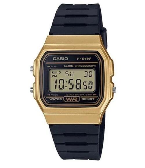 Relógio Casio Unissex Vintage Digital - F-91WM-9ADF