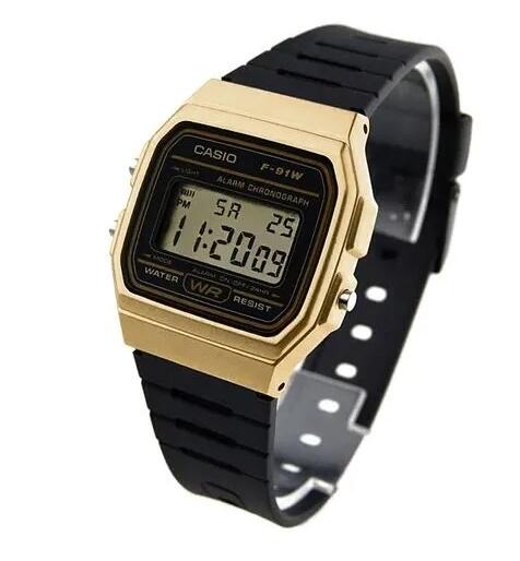 Relógio Casio Unissex Vintage Digital - F-91WM-9ADF