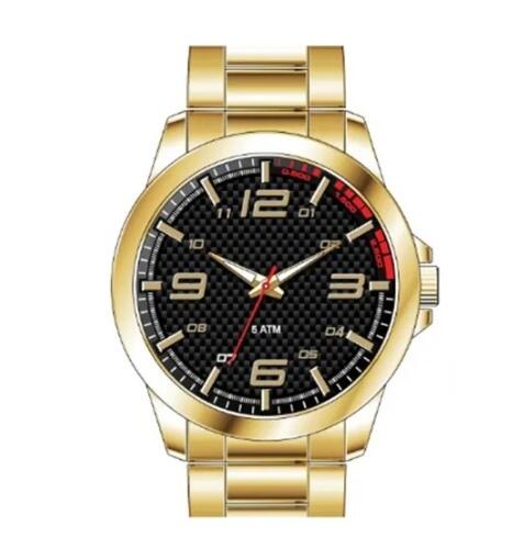 Relógio Tuguir Masculino Infinity 9166D Dourado - TGI37006