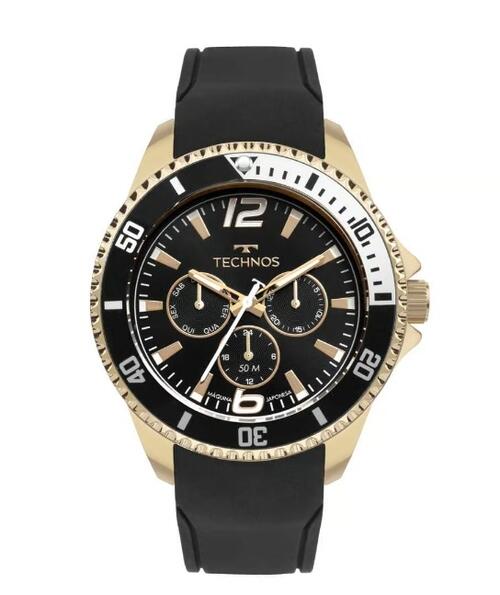 Relógio Technos Masculino Racer Dourado 6P29ALF/2P