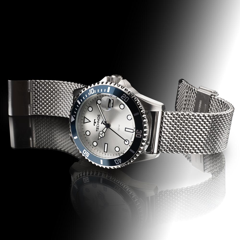Relógio Technos Masculino Acqua Prata 2415DY/1K