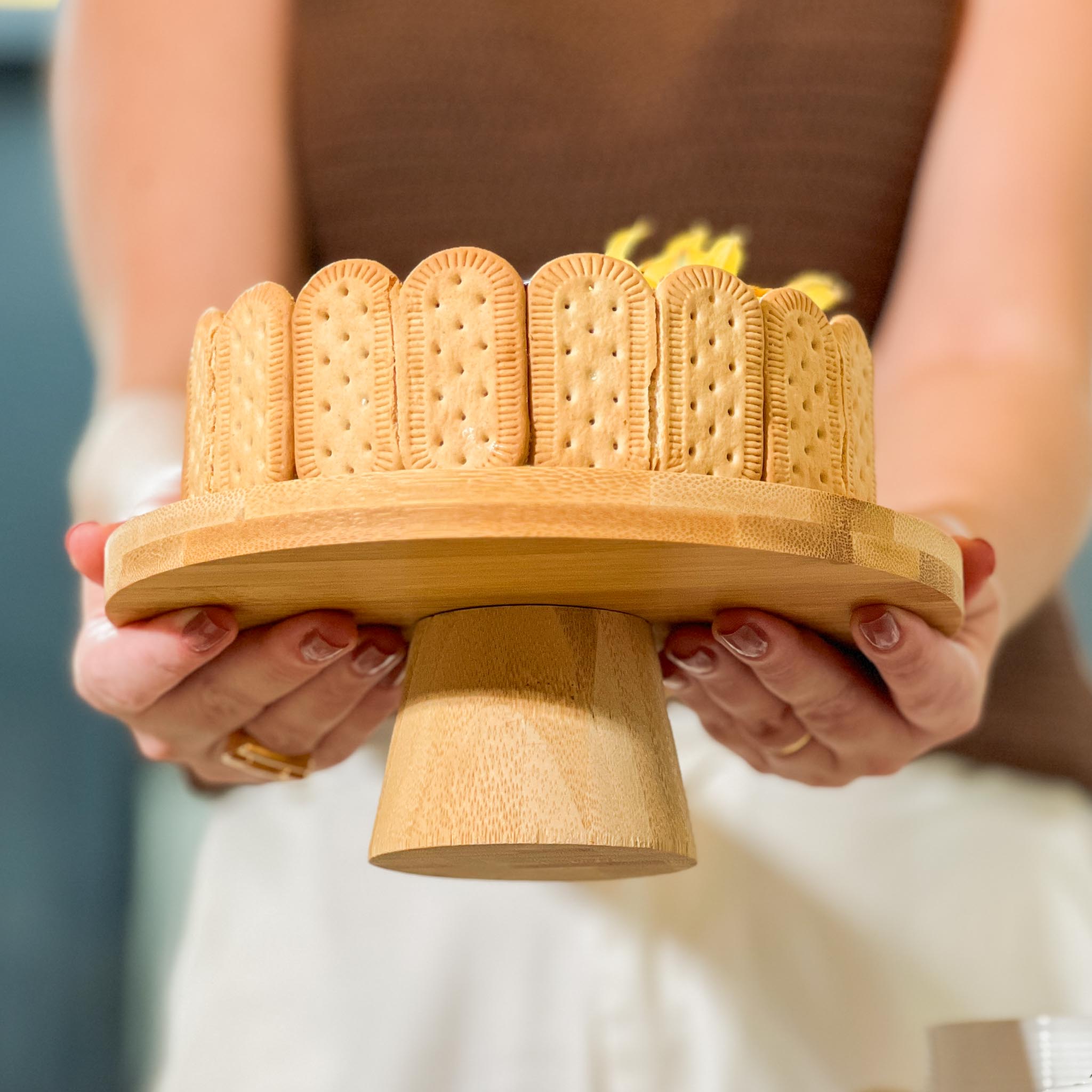 Comprar Boleira de Bambu - 20cm - a partir de R$75,90 - Thais Dias