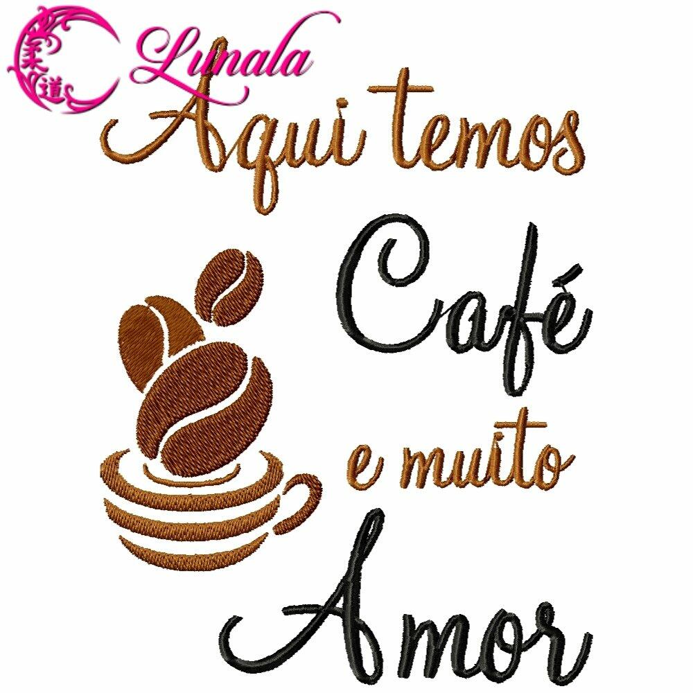 Comprar Matriz de bordado - Café 14 - Aqui temos café e muito amor - R ...