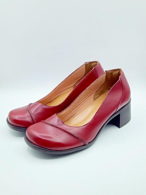 Comprar Sapato Salto Ritmo - Cor Carmim - Forma Correta - a partir de R ...