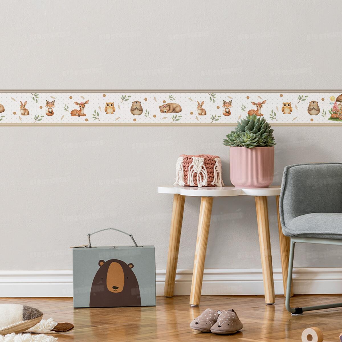Comprar Adesivo Faixa Infantil Bosque 03 Animais Floresta Decoração ...