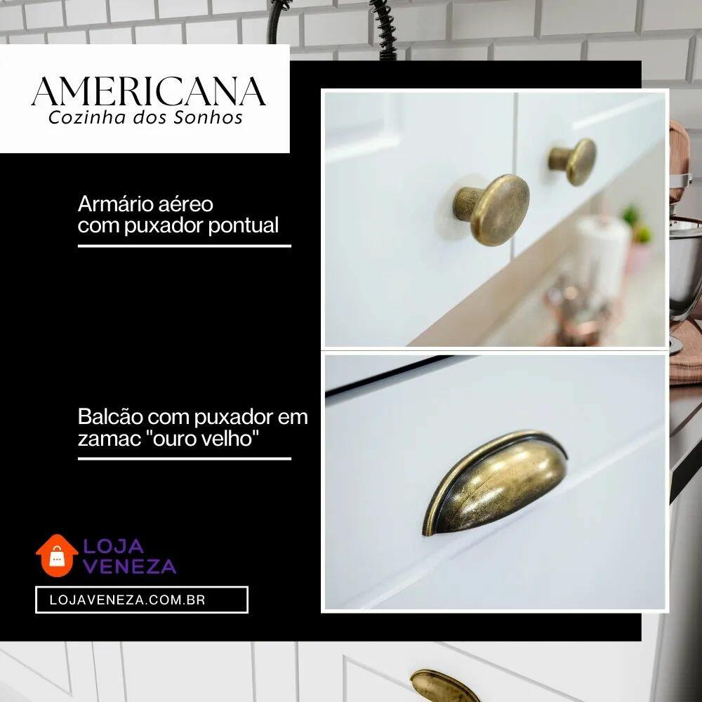 Comprar Cozinha Compacta Modulada 280cm Americana 8 Portas 3 Gavetas ...