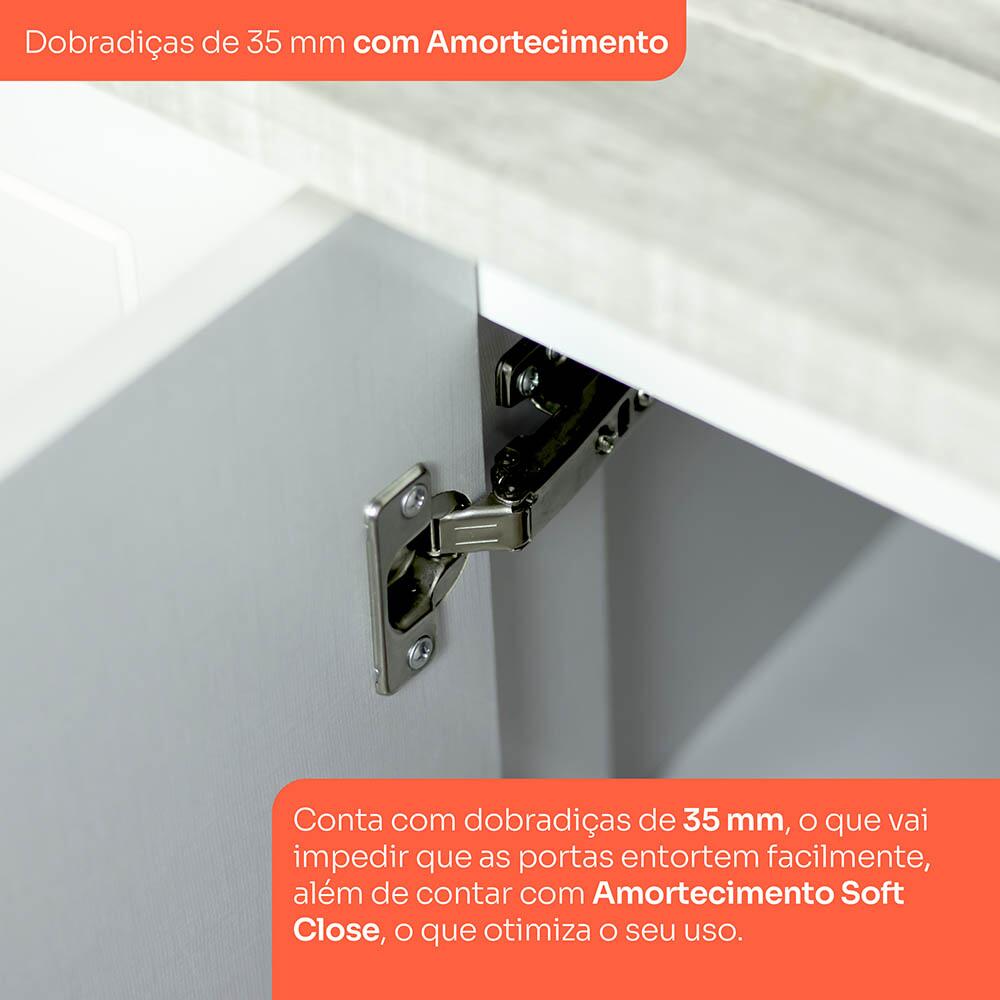Comprar Armário Aéreo 120cm 3 Portas Emily Henn - a partir de R$554,40 ...