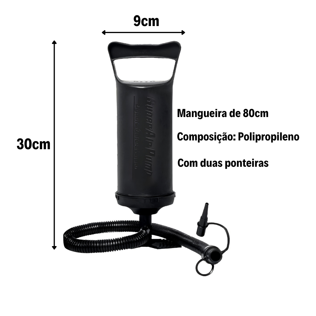 Comprar Bomba De Ar Manual Para Infláveis Colchão Boias Piscinas - R$34 ...