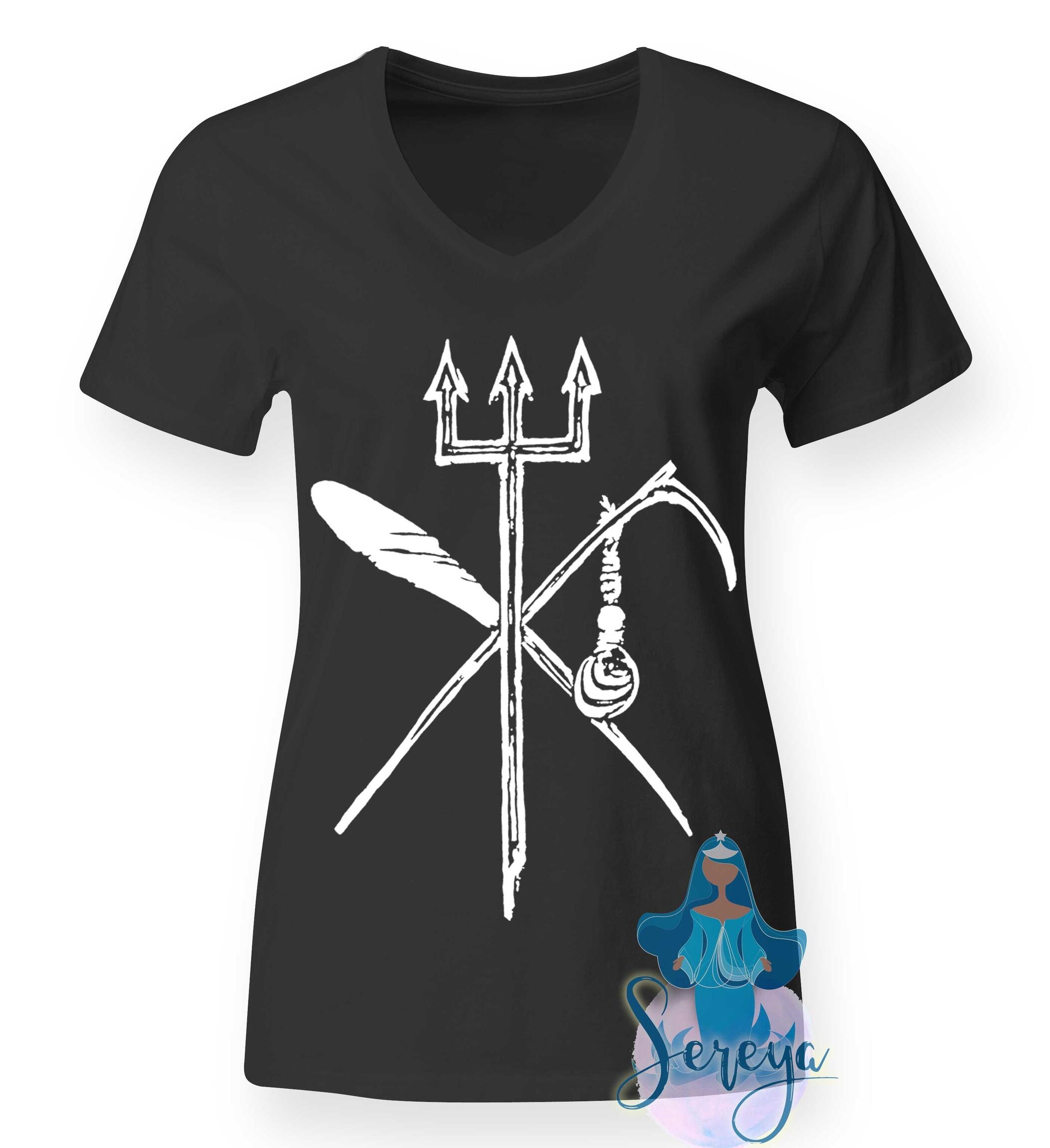 Comprar Camiseta Colorida Símbolo de Exu - Sereya - Camisetas de ...