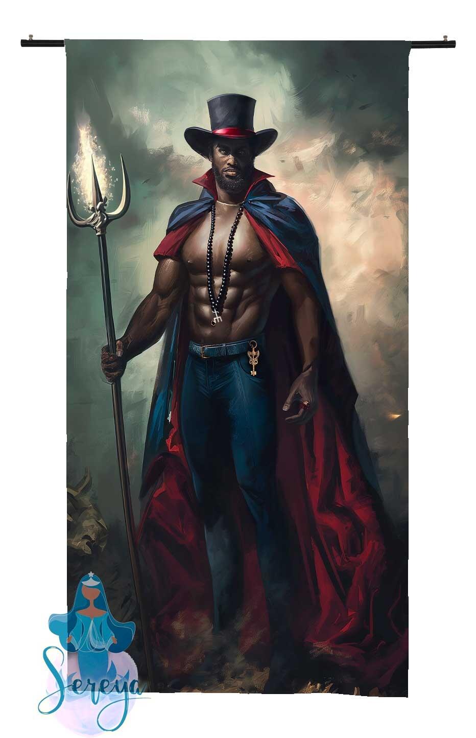 Comprar Cortina Exu Tranca Ruas - Sereya - Camisetas de Umbanda Orixás ...