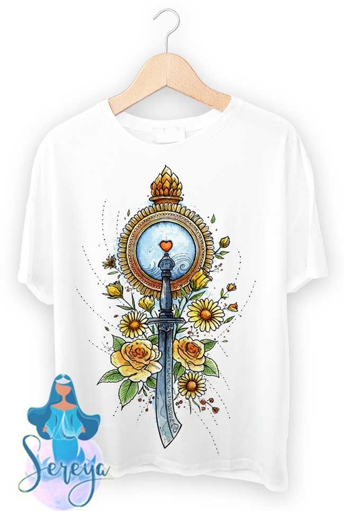Comprar Camiseta Simbolo de Oxum e Ogum - Sereya - Camisetas de Umbanda ...