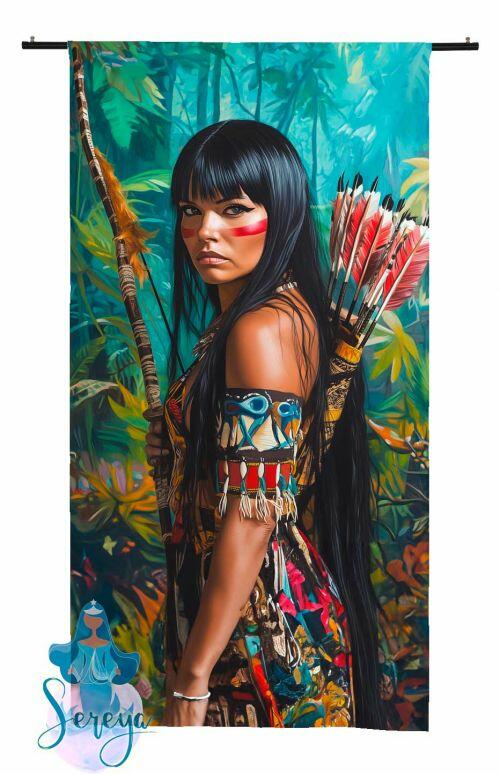 Comprar Cortina Cabocla Jacira - Sereya - Camisetas de Umbanda Orixás ...